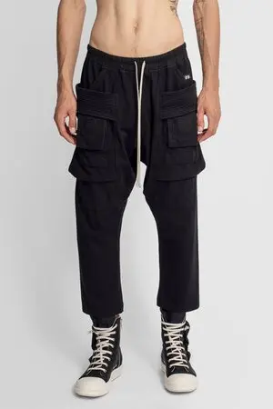 Rick Owens Ribbed Cotton Track Pants