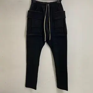 Rick Owens Ribbed Cotton Track Pants