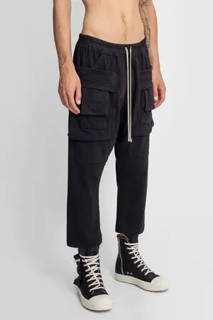 Rick Owens Ribbed Cotton Track Pants