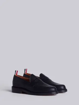 Thom Browne Pebble Grain Leather Loafers - Black