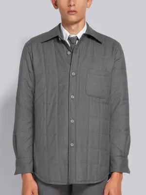 Thom Browne Super 120s Twill Shirt Jacket