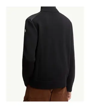 Moncler Padded Zip-up Cardigan - Black