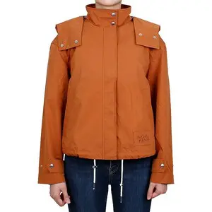 Maison Kitsuné Long Sleeve Hooded Jacket With Letter Detail
