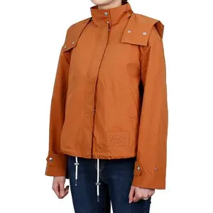 Maison Kitsuné Long Sleeve Hooded Jacket With Letter Detail