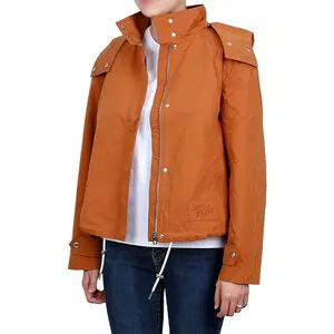 Maison Kitsuné Long Sleeve Hooded Jacket With Letter Detail