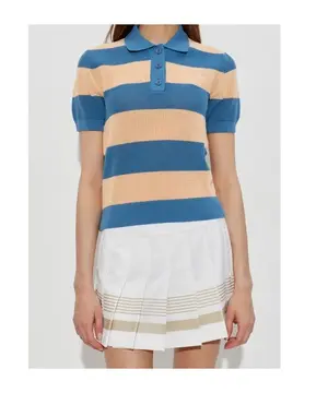 Lacoste Short-sleeved Striped Polo Shirt