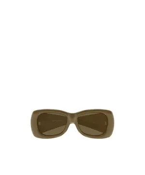 Saint Laurent Rectangle Frame Sunglasses - Green