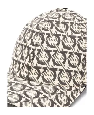 FERRAGAMO Gancini Jacquard Baseball Cap