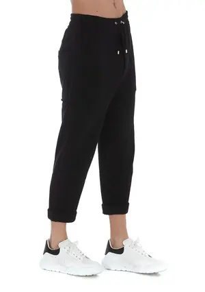 Balmain Drawstring Jersey Pants
