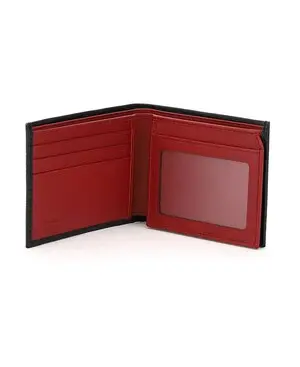 FERRAGAMO Gancini Bi-fold Wallet - Black