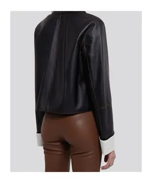 Loewe Nappa Leather Button Jacket