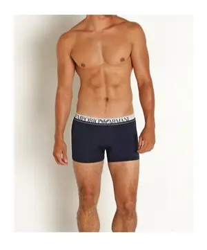 Emporio Armani Elastic Waist Panties - Brown
