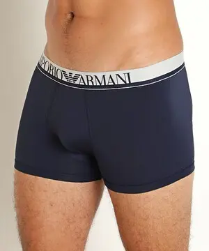 Emporio Armani Elastic Waist Panties - Brown