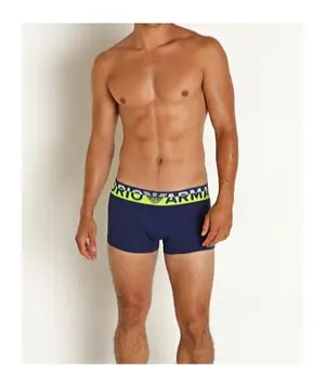 Emporio Armani Elastic Waist Panties - Brown