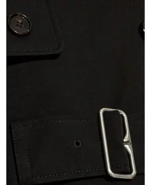 Burberry Double Breasted Belted Trench Coat