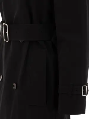 Burberry Double Breasted Belted Trench Coat