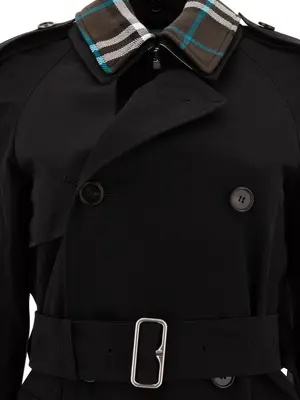 Burberry Double Breasted Belted Trench Coat