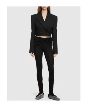 Magda Butrym Draped Jersey Leggings