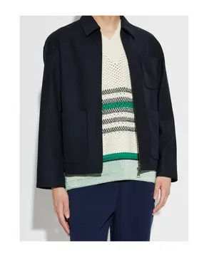 Lacoste Long-sleeved Casual Jacket With Zipper Closure