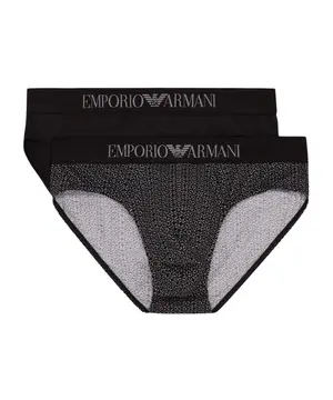 Emporio Armani Elastic Waist Underwear Two-piece - Black