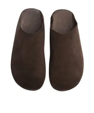 THE ROW Hudson Leather Slides