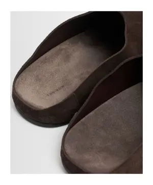 THE ROW Hudson Leather Slides