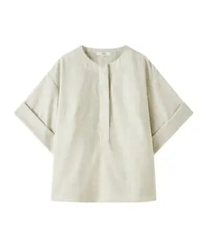 JOSEPH Yani Light Wool Blouse - Marbled