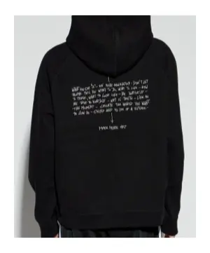 Zadig&Voltaire Long-sleeved Hooded Sweatshirt With Letter Pattern
