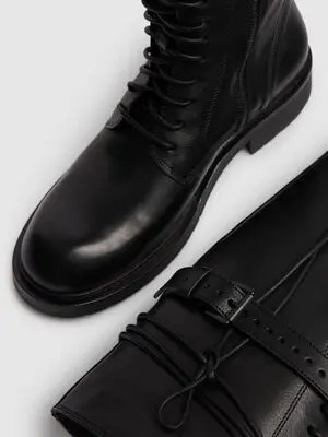ANN DEMEULEMEESTER Santiago Lace-up Knee-high Boots