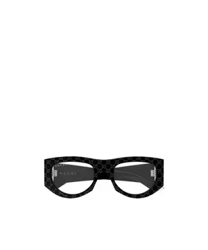 Gucci Rectangular Frame Glasses - Black