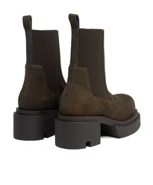 Rick Owens Beatle Bogun Suede Boots