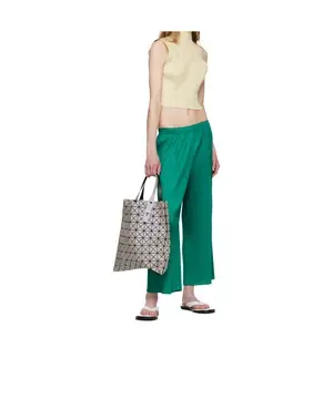 Issey Miyake Geometric Pattern Tote Bag - Gray