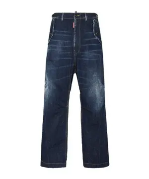 Dsquared2 Wide-leg Utility Denim Pants