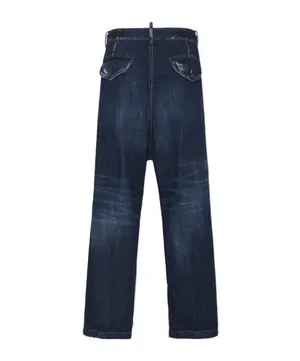 Dsquared2 Wide-leg Utility Denim Pants