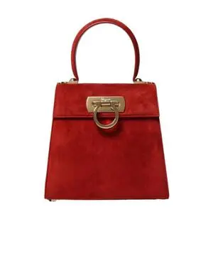 FERRAGAMO Gancini Flip-lock Top Handle Bag