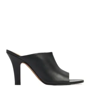 THE ROW 90mm Signum Heeled Leather Mules - Black