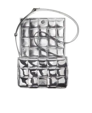 Bottega Veneta Cassette Logo Padded Shoulder Bag