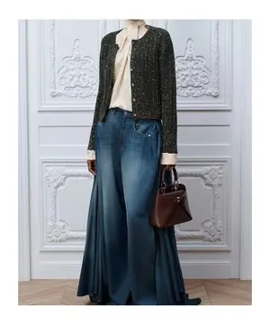 Dior Christian Sequined Embroidered Cardigan