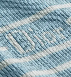 Dior Dioriviera Short-sleeved Fitted Sweater - Blue