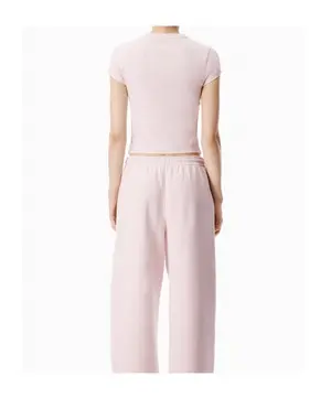 Alexander Wang Crystal Hotfix Graphic T-shirt