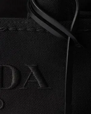 Prada Logo-embroidered Tote Bag