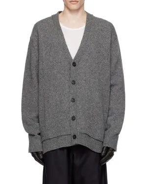 MAISON MARGIELA Buttoned Knitted Cardigan