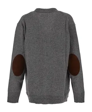 MAISON MARGIELA Buttoned Knitted Cardigan - Grey