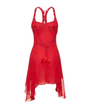 Attico Pleated Mini Dress