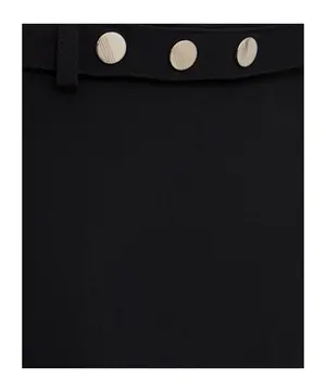 Attico Belted Viscose Blend Mini Skirt