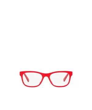 Versace Square Frame Glasses - Red