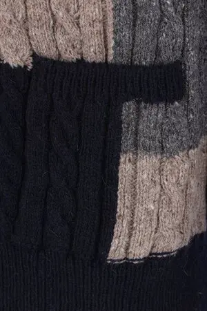 Thom Browne Checked Knitted Cardigan