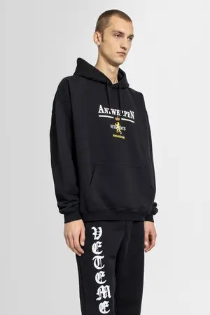 Vetements Antwerp Logo-print Rib-trimmed Hoodie