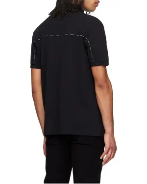 Versace Logo Print Polo