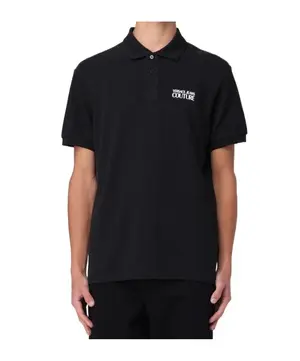 Versace Logo Print Polo